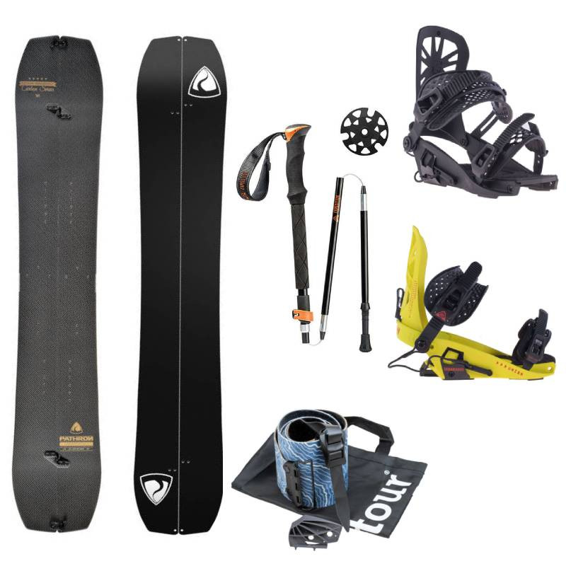 Kolekcja Deska Pathron Carbon Gold Split z akcesoriami do wyboru